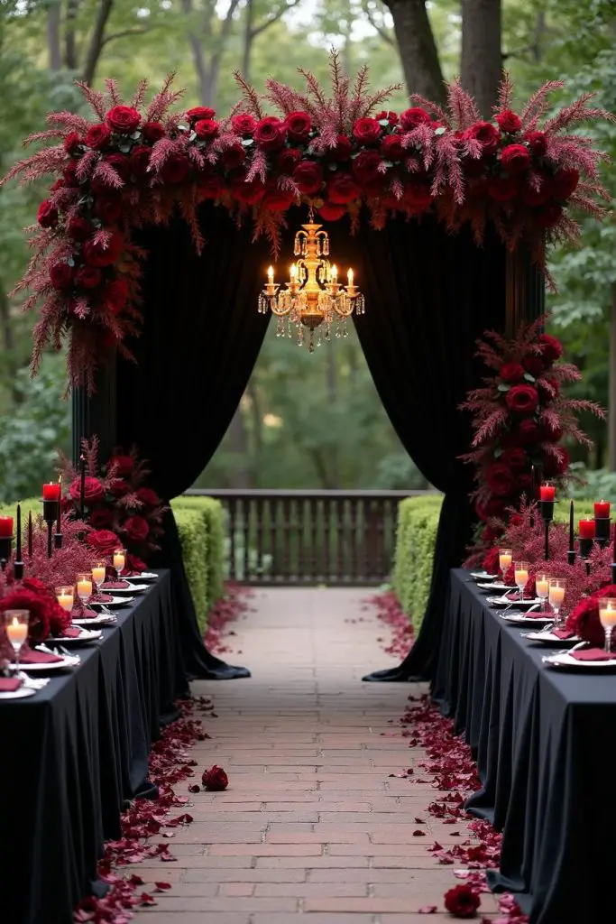30 Dark Fairytale Wedding Ideas Full of Mystical Charm