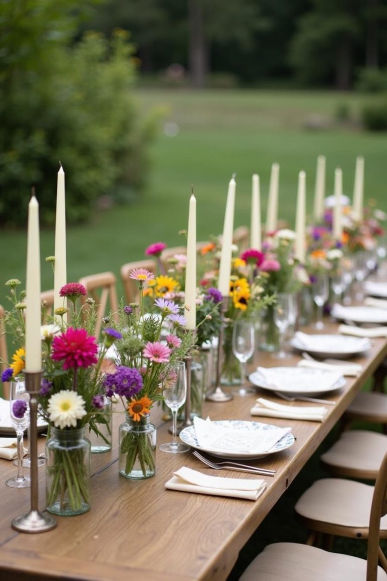 33 Enchanting Wildflower Wedding Theme Ideas for a Romantic Day