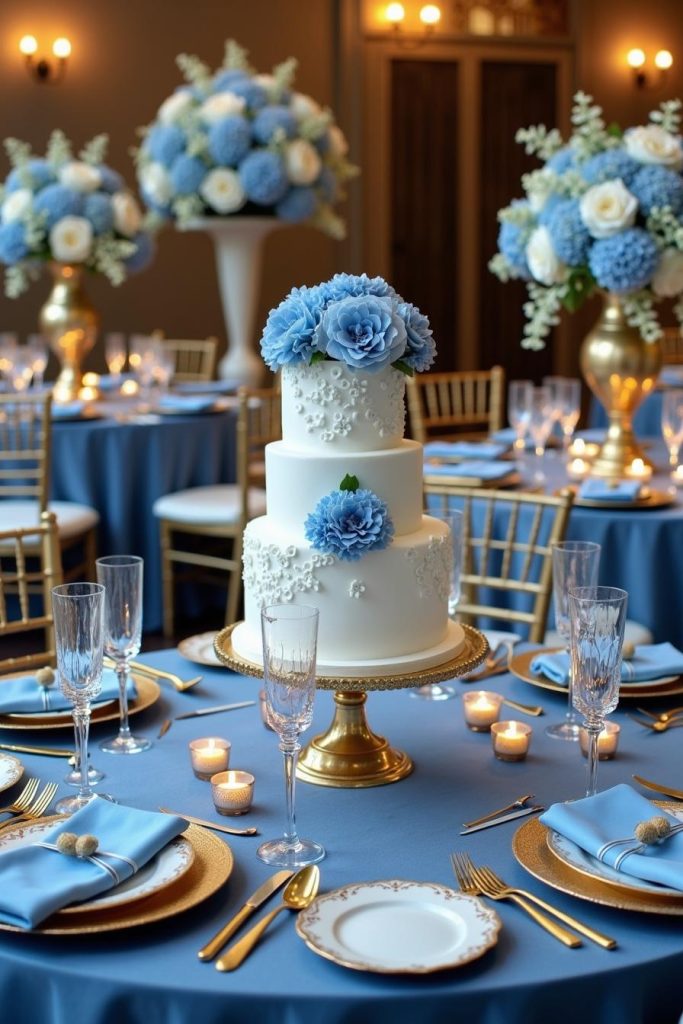 33 Blue Wedding Theme Decor Ideas for a Chic Celebration