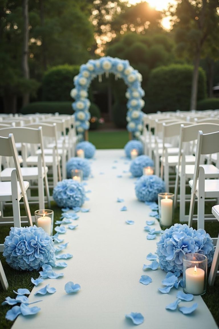 33 Blue Wedding Theme Decor Ideas for a Chic Celebration