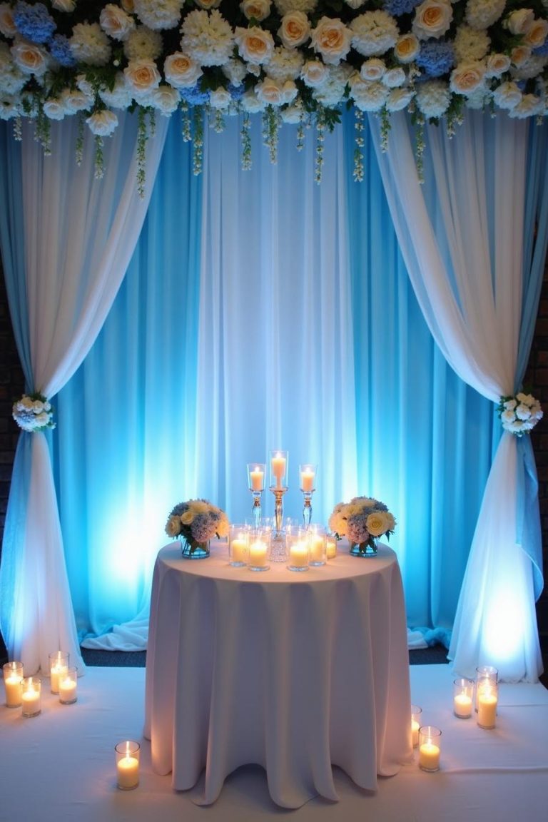 33 Blue Wedding Theme Decor Ideas for a Chic Celebration
