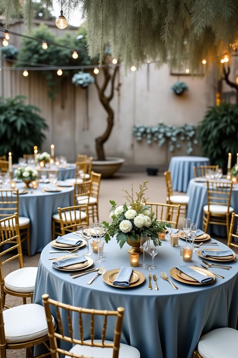 33 Blue Wedding Theme Decor Ideas for a Chic Celebration