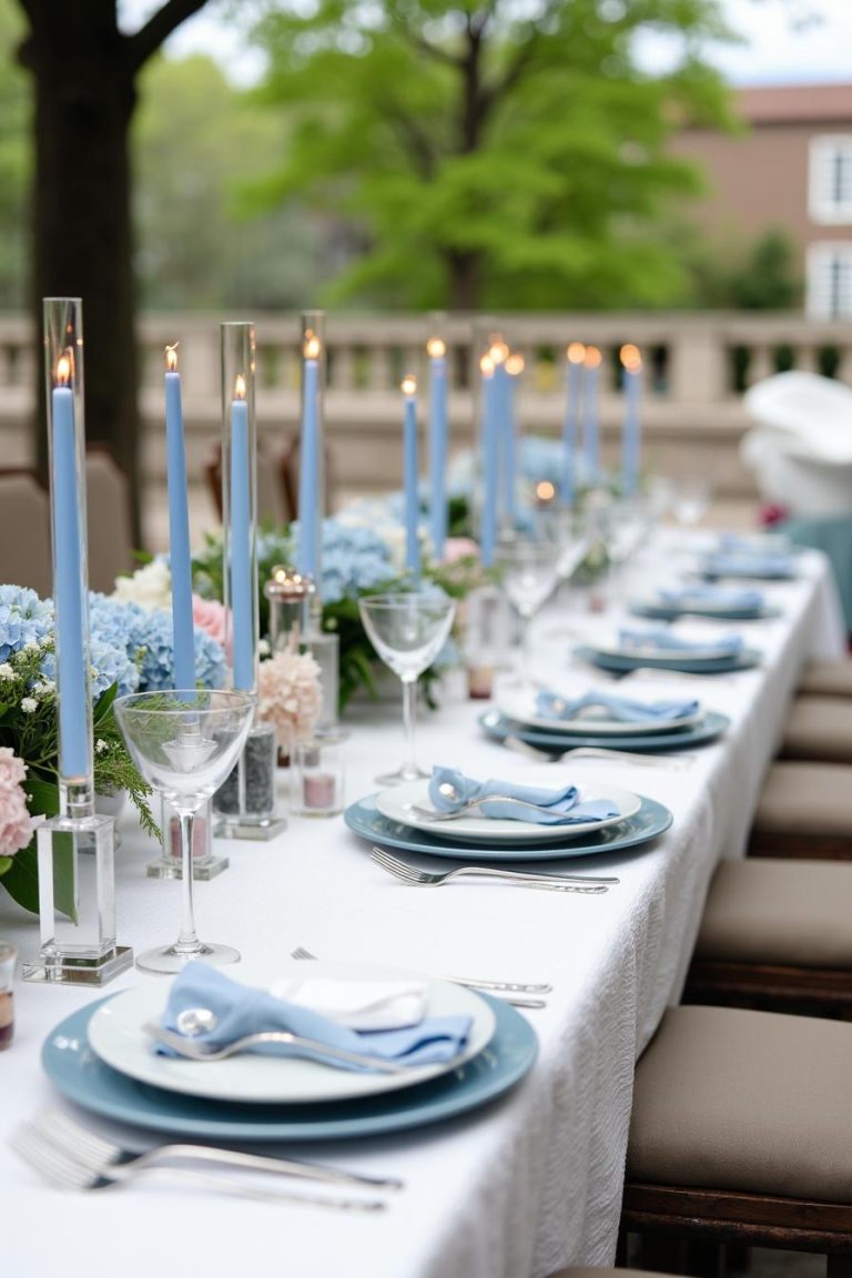 33 Blue Wedding Theme Decor Ideas for a Chic Celebration