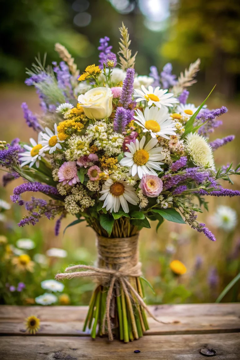 64 Boho Wedding Bouquet Ideas with Wildflowers