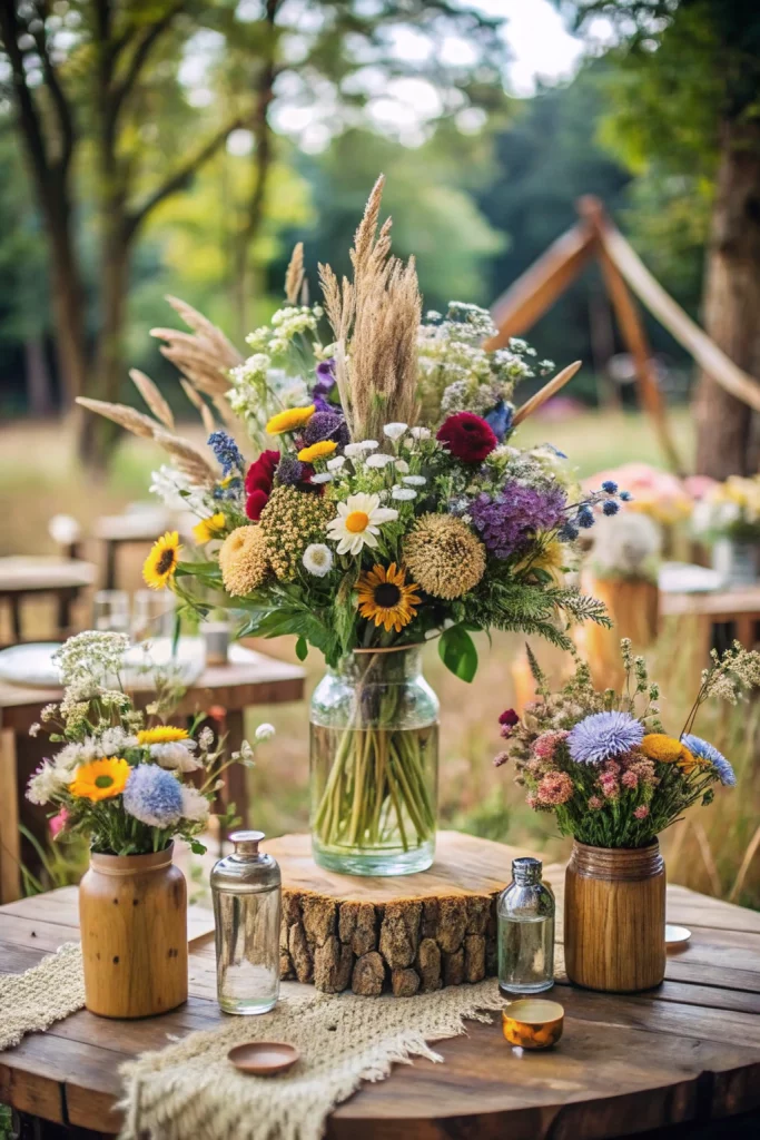 64 Boho Wedding Bouquet Ideas with Wildflowers