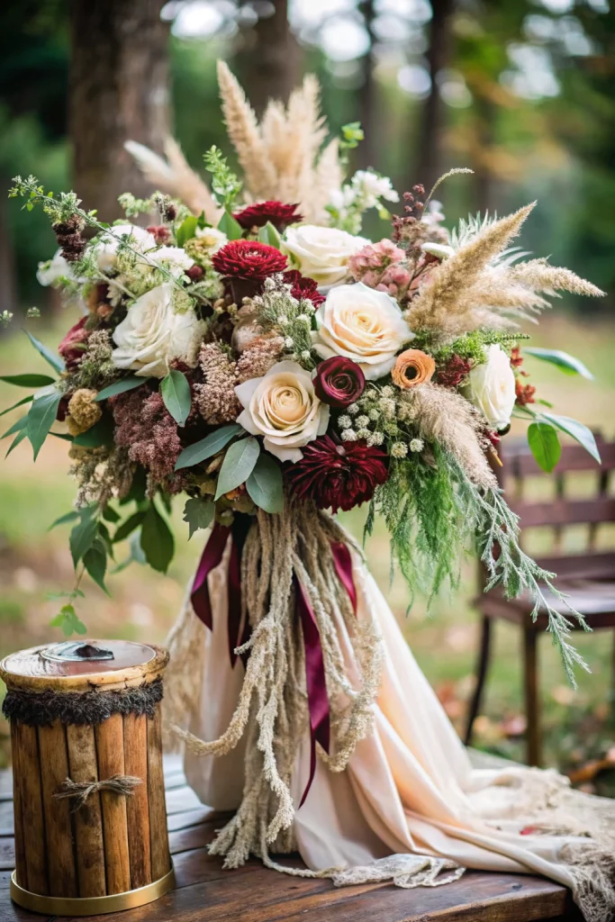 64 Boho Wedding Bouquet Ideas with Wildflowers