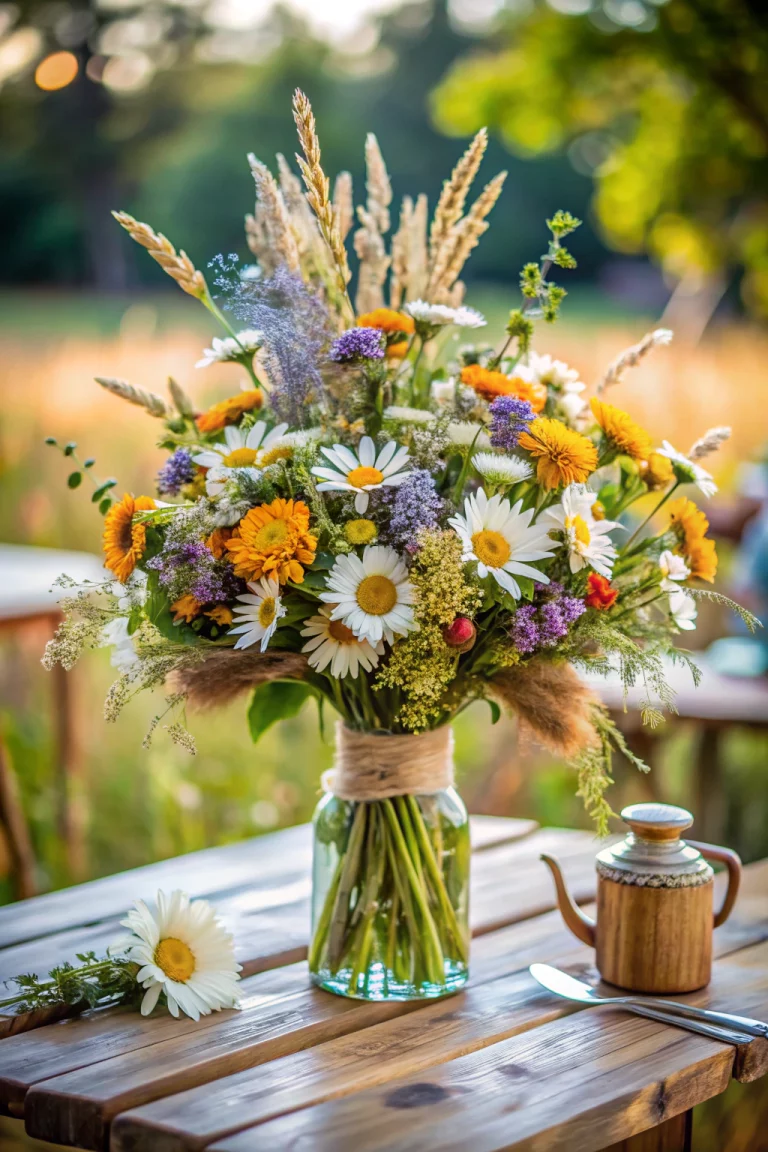 64 Boho Wedding Bouquet Ideas with Wildflowers
